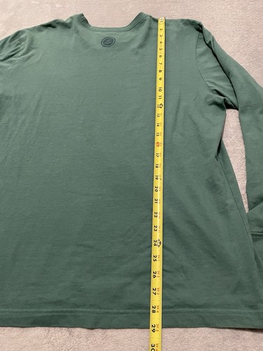 Life Is Good Shirt Crusher Mens L Large Green Dog Holiday Long Sleeve ...