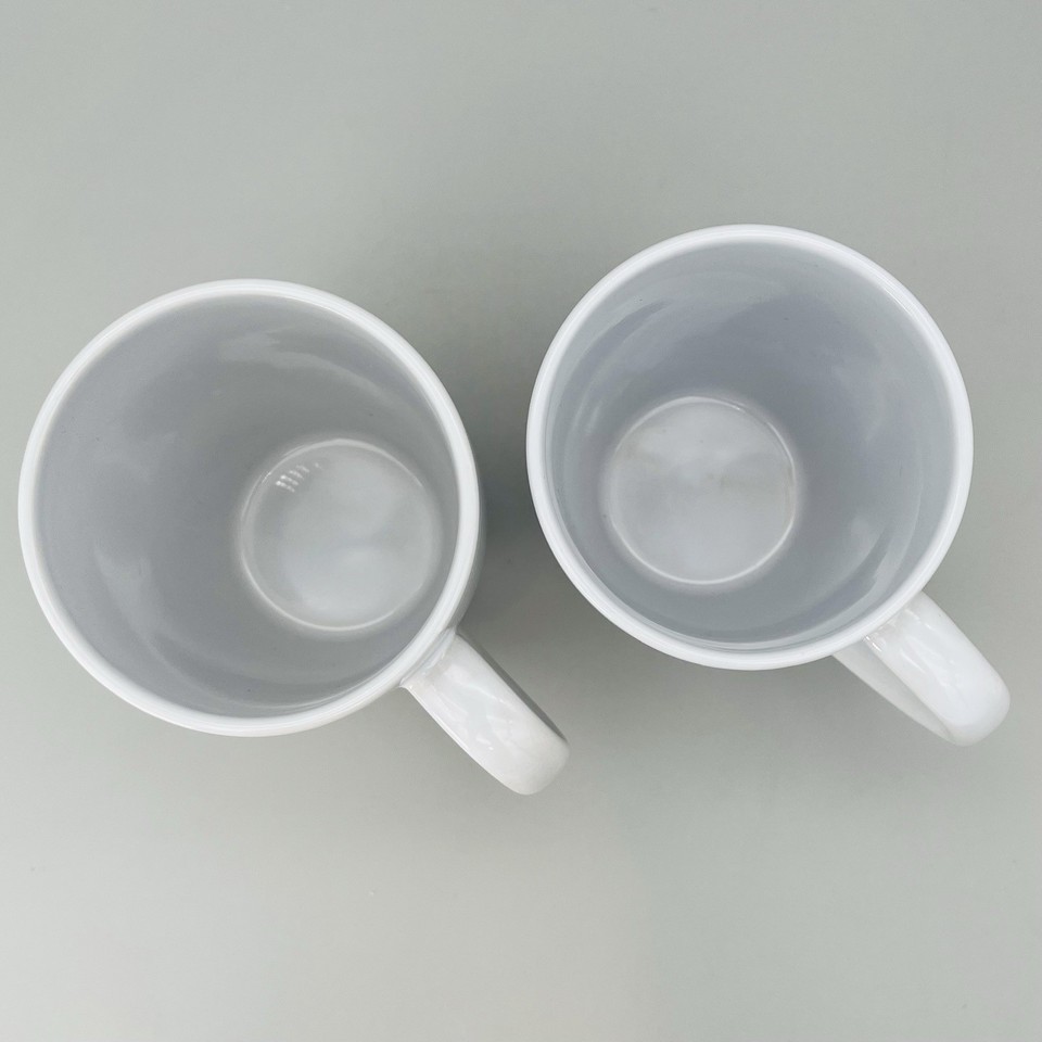 2 - Classic Truck Christmas Tree Farm Hot Cocoa Mugs Coffee Cups White ...