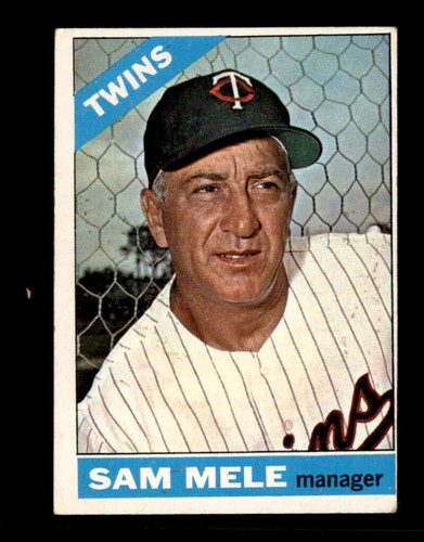 1966 Topps #3 Sam Mele MG VG/VGEX X3131452 | eBay