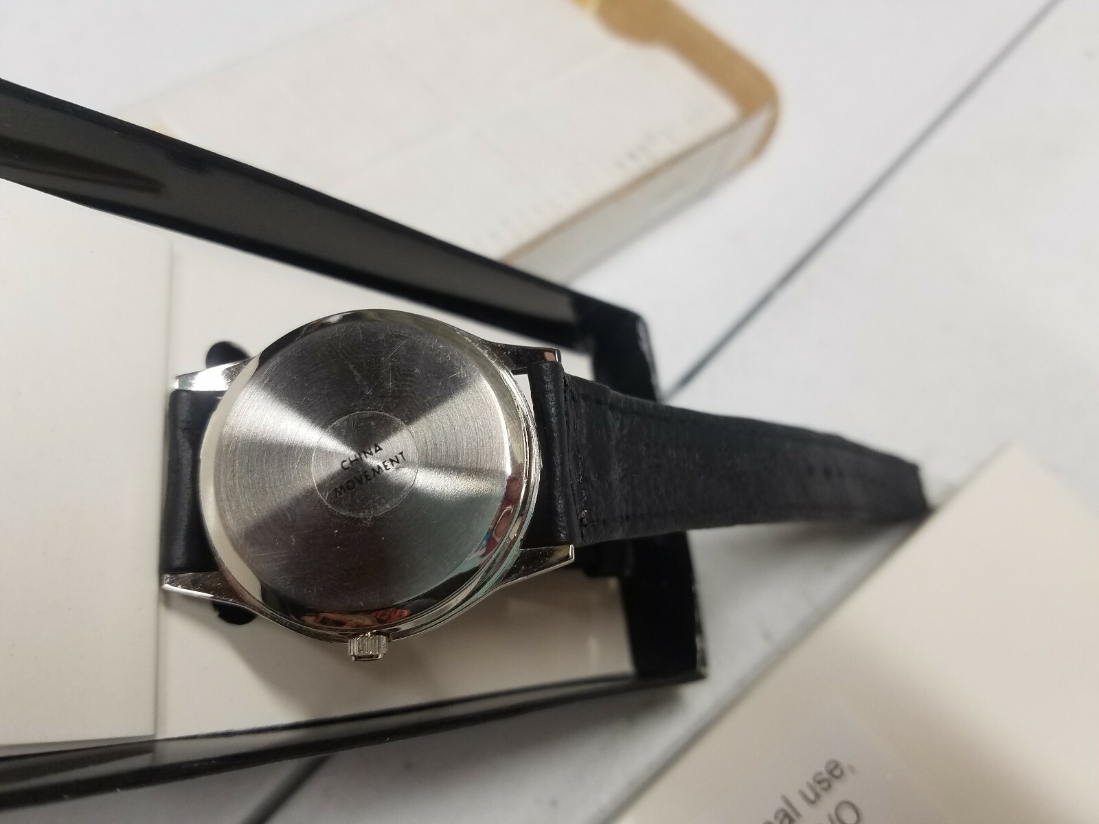 RARE Sweda Club Camel Joe Wrist Watch Black Leather Band New 1990'S ...
