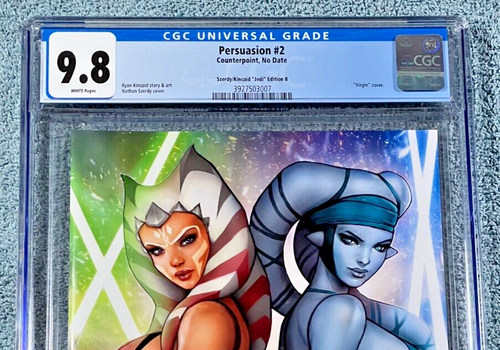 Star Wars Jedi Edition B CGC 9.8 WP Ahsoka & Aayla Szerdy Virgin ...