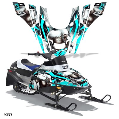 Snowmobile Full Graphics kit Decal for Polaris XC 120 2000-2020 YETI ...