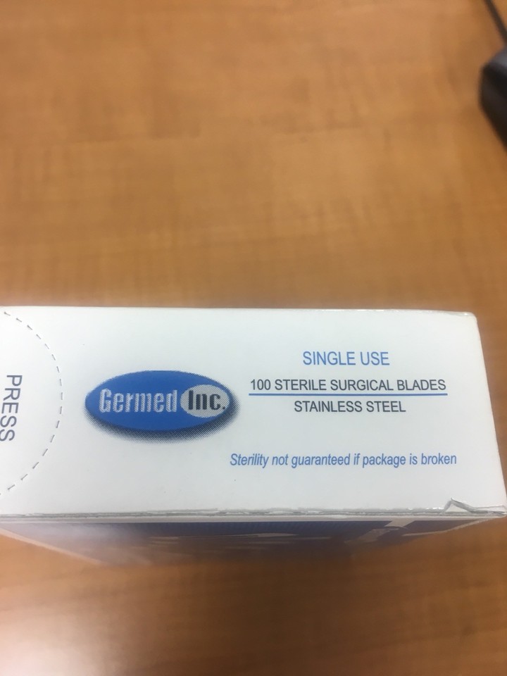 (100) Germed Inc #10, 11, 15, 15C, 20, 23, SS Blades Individually ...