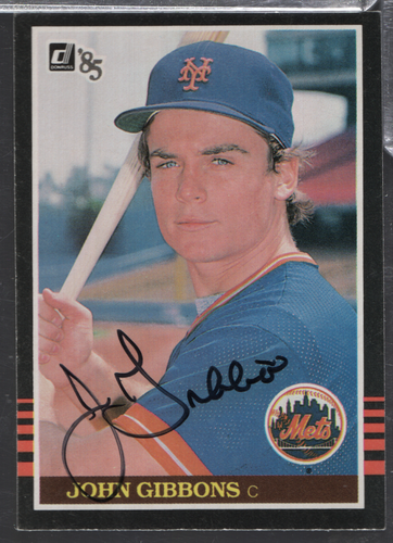 John Gibbons Mets Autographed 1984 Donruss #116 w/COA 103023NPCD48 | eBay