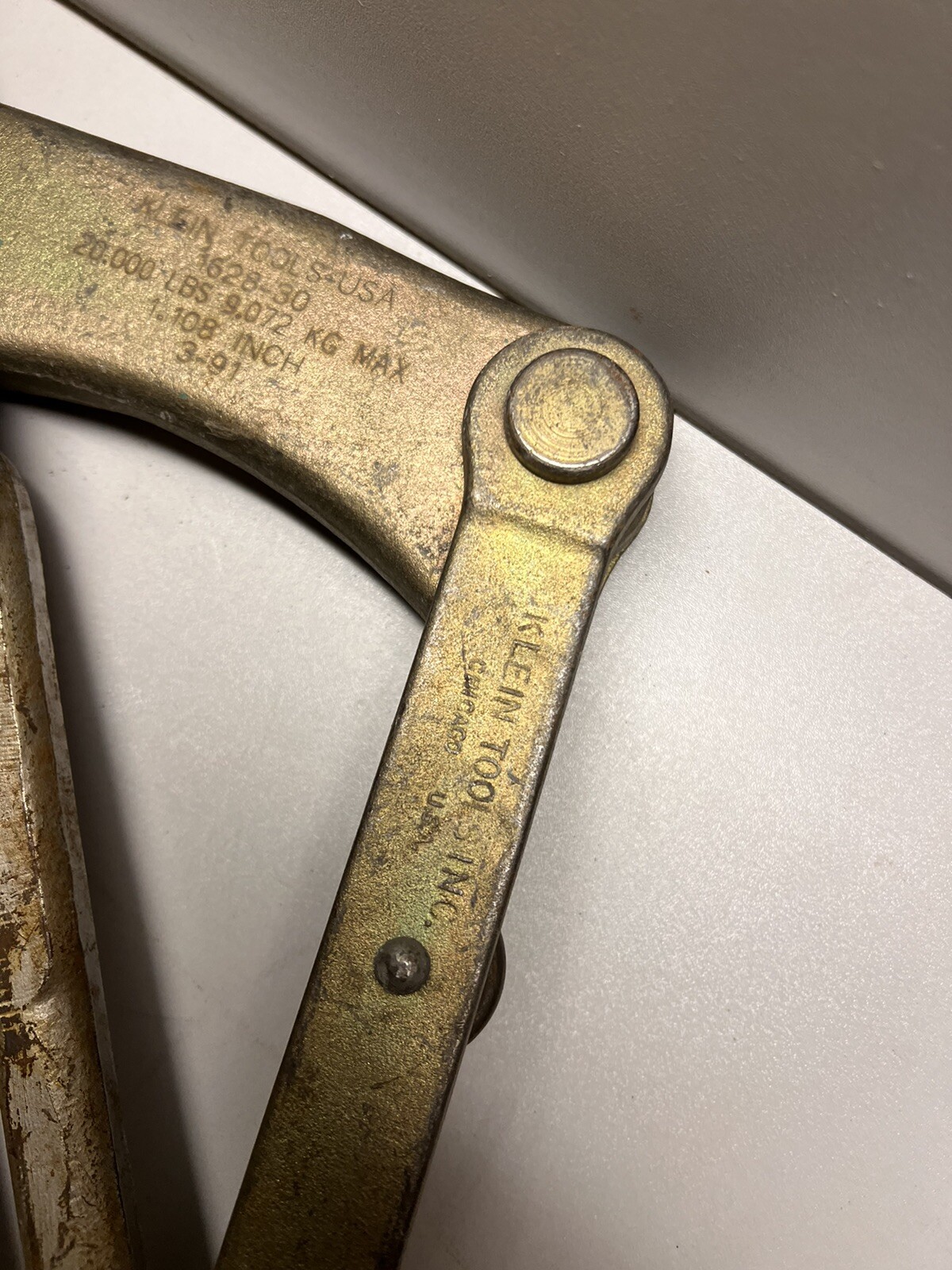 KLEIN Chicago Grip Cable Puller Model 1628-30 1.108" 20,000 lb WE SHIP ...