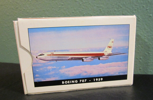 1959 TWA Collector's Series Boeing 707 Playing Cards Bridge Size | eBay