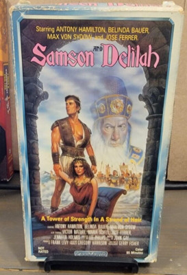 Samson and Delilah (Antony Hamilton, Belinda Bauer, Max Von Sydow) VHS ...
