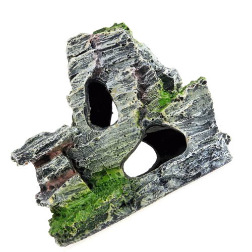 Aquarium Ornaments Rock Cave Hiding Fish Tank Decorations Landscape ...