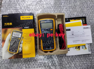 Fluke 115C Digital True RMS Multimeter Meter With Test Probe/New/ | eBay