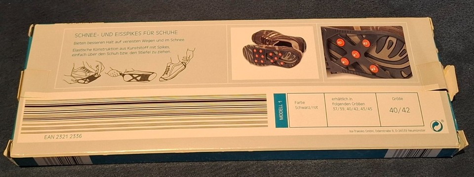 ISA-Traesko GmbH - Schnee - und Eisspikes für Schuhe (Gr.40/42) | eBay.de