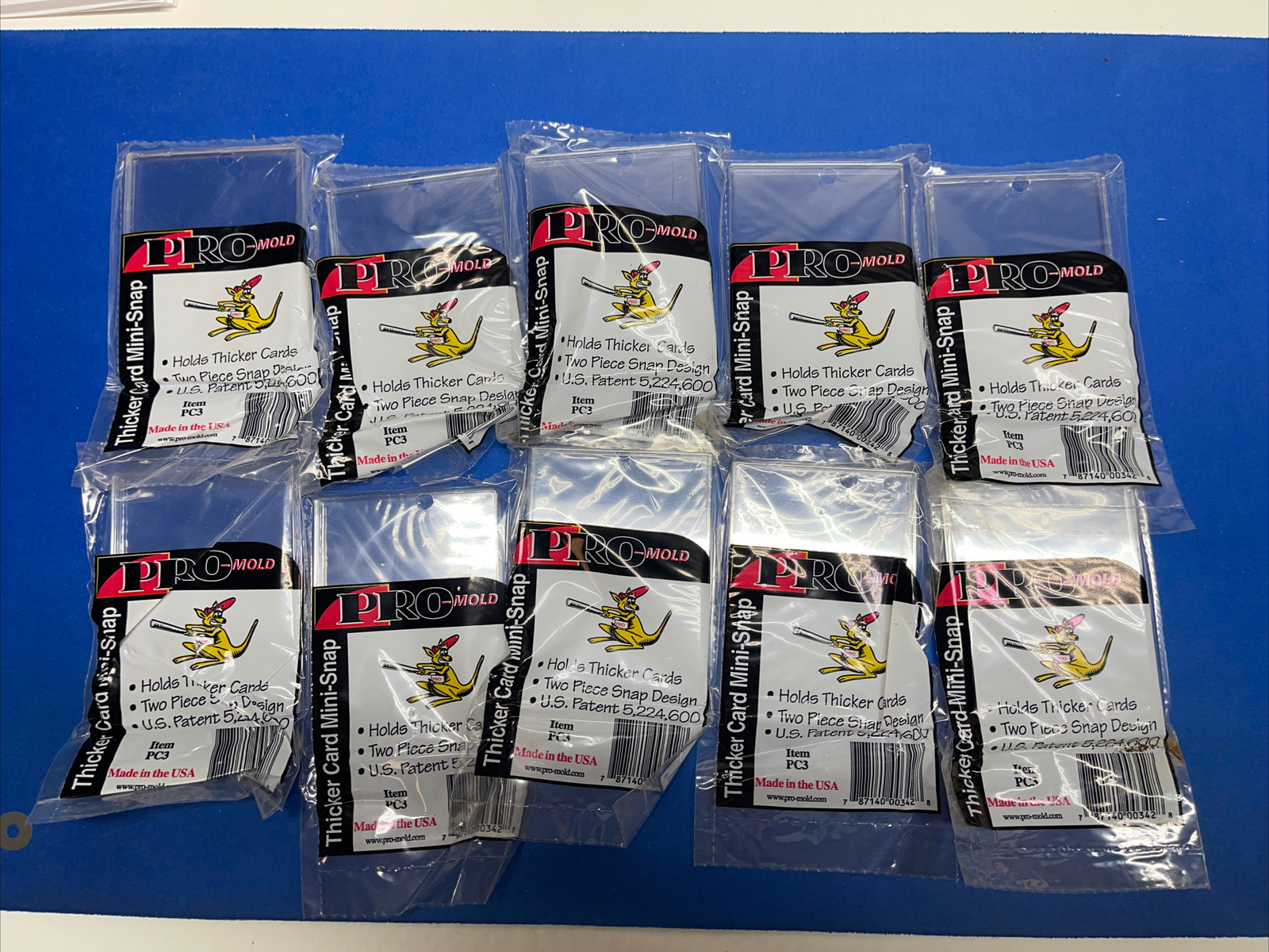 Pro Mold PC3 Thicker Card Mini Snap Tite Card Holder 10 Count Lot | eBay