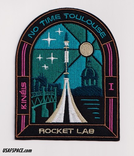 Authentic ROCKET LAB 49 'No Time Toulouse' SATELLITE SPACE Mission ...
