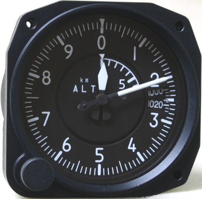 Sensitive Three Pointer Altimeter 6,000 Meter, Millibars ALT6MEMB-3 | eBay