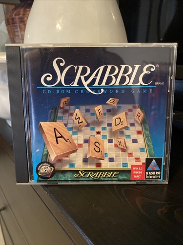 1996 Hasbro Interactive Scrabble CD-ROM Crossword Game Win 3.1 Win 95 ...