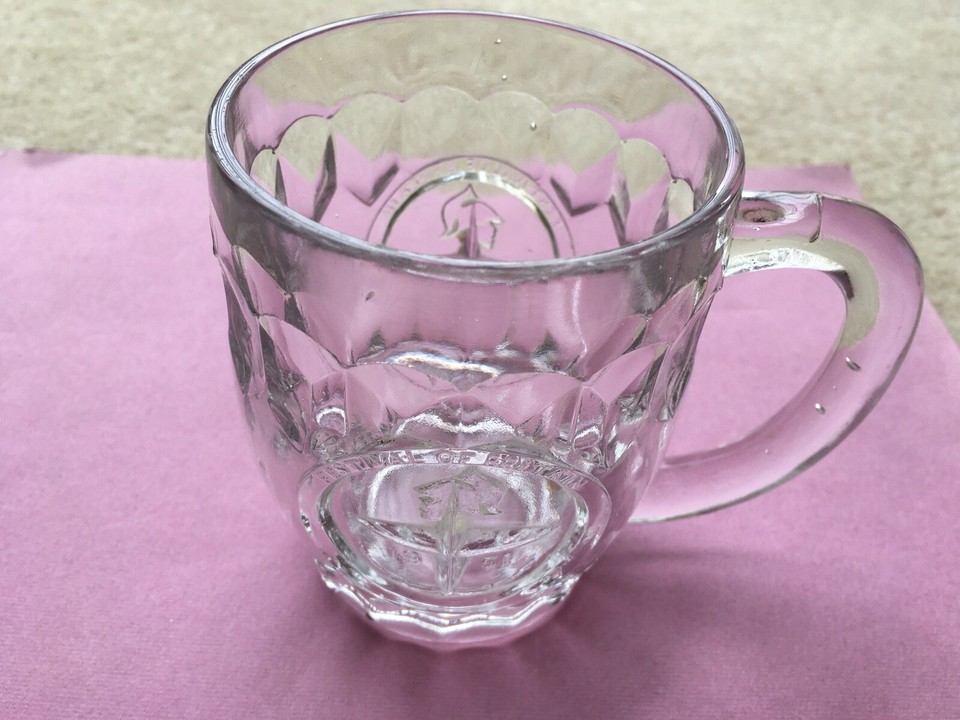 1951 FESTIVAL OF BRITAIN SOUVENIR HALF PINT HANDLED BEER GLASS | eBay UK