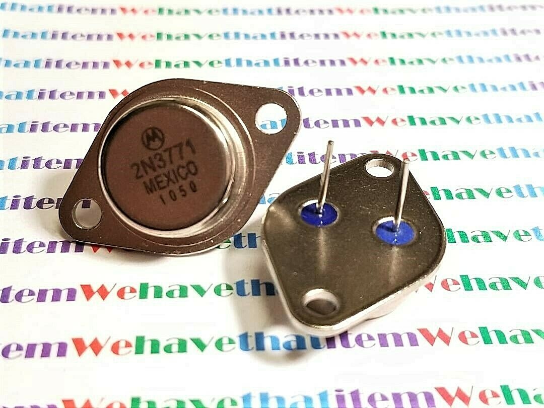 2N3771 / CROSSES TO ECG181, NTE181 / TRANSISTOR / TO3 / 2 PIECES (qzty ...