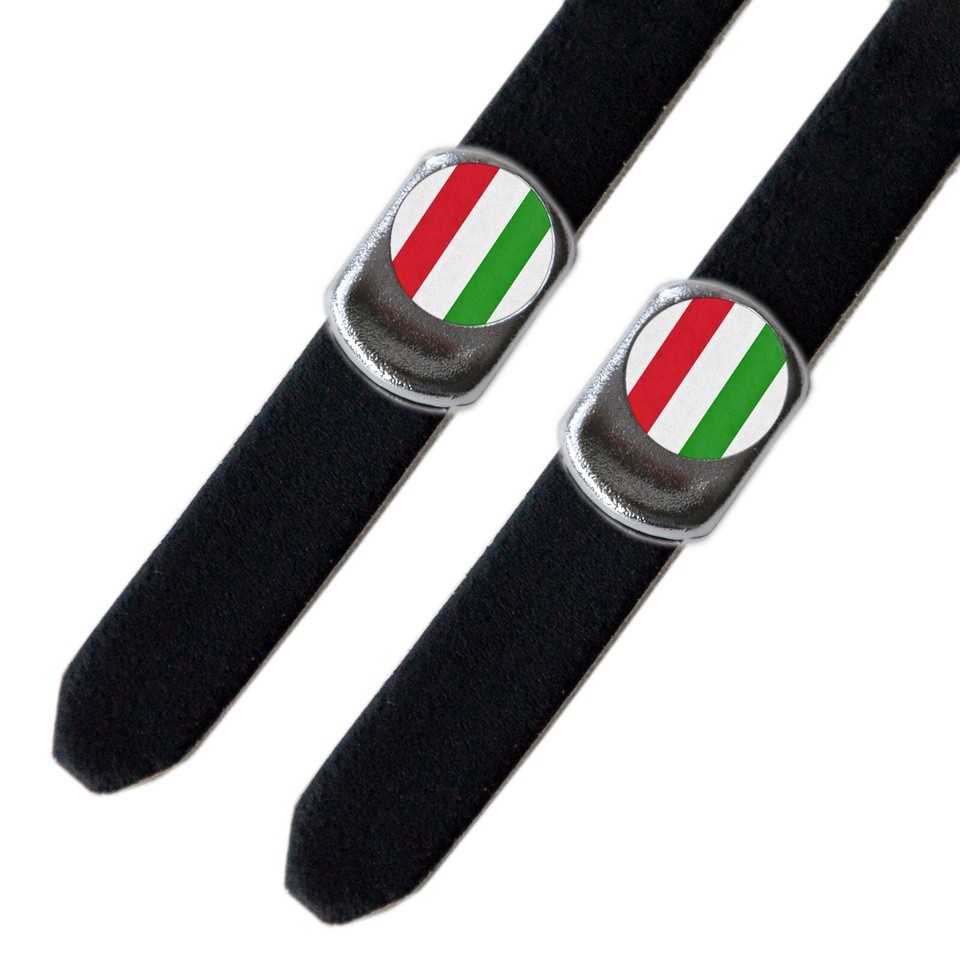 Italian Flag Toe Clip Strap Straps Buttons Retro Vintage Bicycle | eBay UK