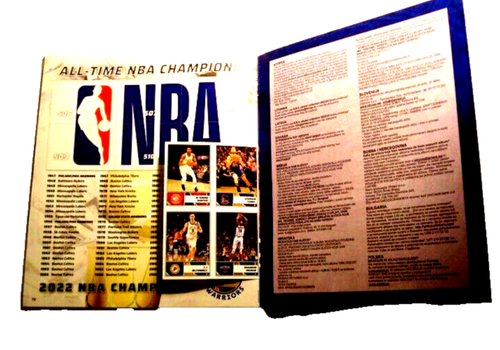 Panini NBA stickers 2022 / 23 complete set + album all 552 stickers ...
