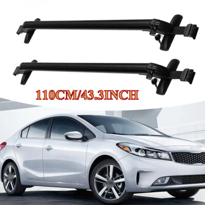 For Kia Forte 2010-2023 43.3" Car Top Roof Rack Cross Bar Cargo Carrier ...