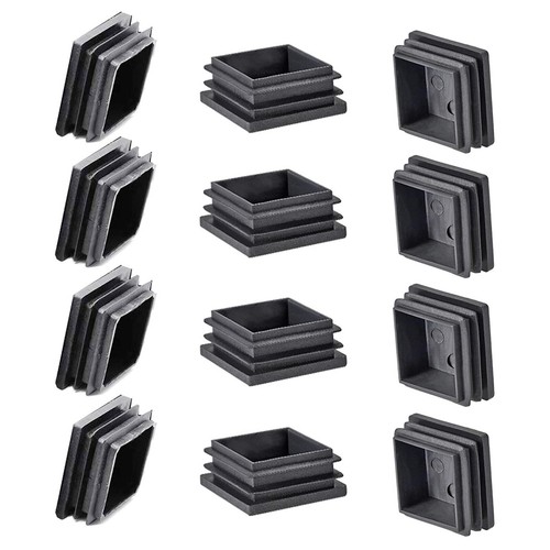 Square Tubing Plug Cap 2 Inch, Plastic Plugs (50mm x 50mm) 12Pcs ...