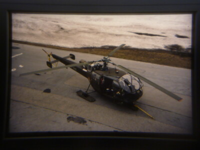 Alouette III V-222 (hmr6) Swiss Air Force Ulrichen 1999 Kodachrome 64 ...
