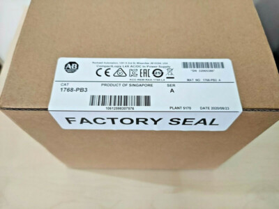 1 PCS Allen-Bradley 1768-PB3 SER A CompactLogix PLC Power Supply 24V DC ...