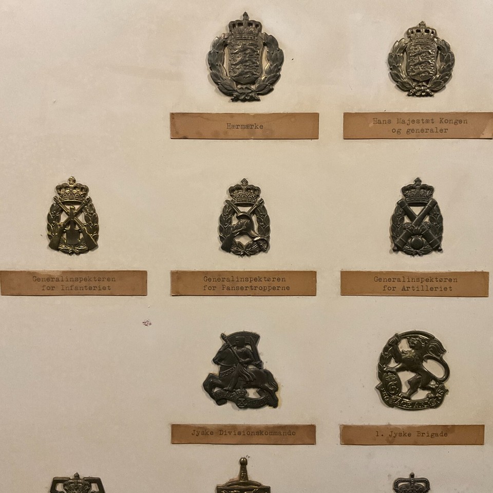 Collection of 56 Antique WWI & WWII Royal Danish Military Badges on the ...