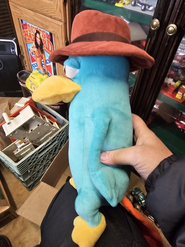 DISNEY Store Stuffed Animal MC PERRY Secret Agent PLATYPUS Plush Toy | eBay