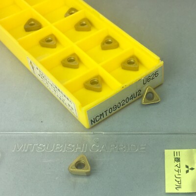 10pc MITSUBISHI NCMT 090204-U2 Carbide Inserts U625🎯Machinist | eBay