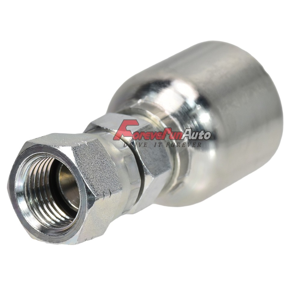 10 PK FJX-06-06 3/8" Hydraulic Hose x 3/8" JIC Female Swivel Fitting ...