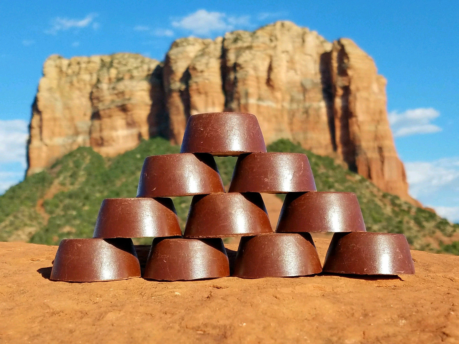 Small Orgonite® Tower Busters - Red Rock Sedona Vortex Pucks - EMF 5G ...