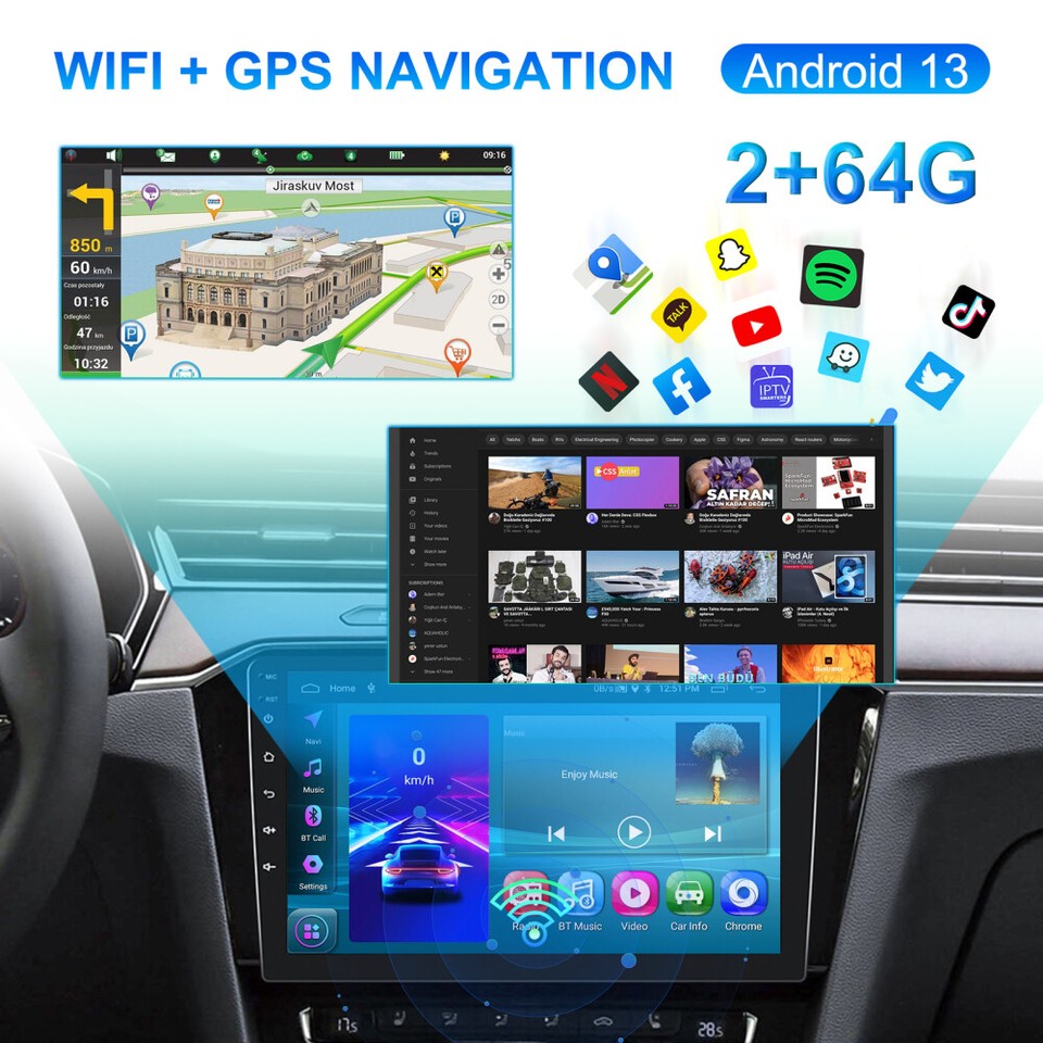 For Acura TSX 2004-2008 Android Car Radio Tesla Screen 2Din Stereo ...
