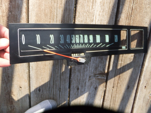 1970-1972 CHEVELLE MALIBU EL CAMINO NOT SS SPEEDOMETER WITH SPEEDO CLIP ...