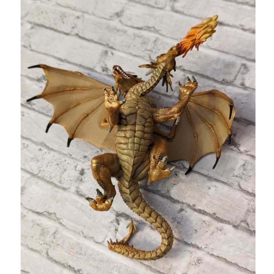 PAPO Fire Breathing Golden Two Headed Hydra Dragon | eBay