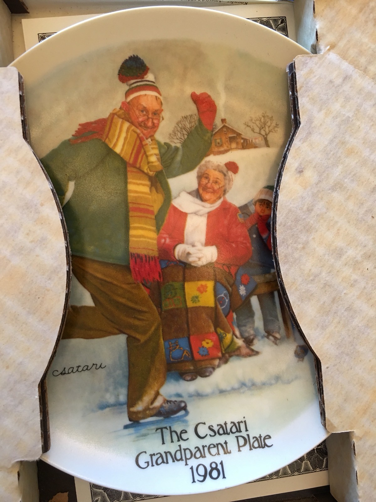 CSATARI GRANDPARENT PLATE SERIES- 6 PLATES- COMPLETE SERIES | eBay