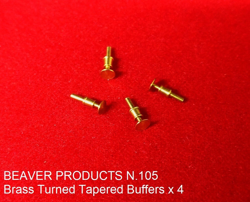 N GAUGE BEAVER PRODUCTS N.105 BRASS TURNED TAPERED WAGON BUFFERS x 4 | eBay