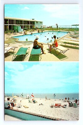 Vintage Postcard, Riviera Beach Motel, South Yarmouth Cape Cod Mass. | eBay