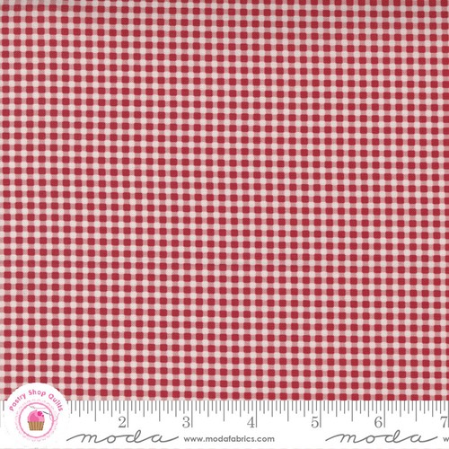 Moda PICTURE PERFECT 21807 12 Red Check AMERICAN JANE Quilt Fabric 30's ...