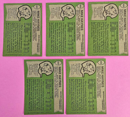 1978 Topps Football 33 cards - Adams, McCray, Fox, Haynes, Calhoun and ...