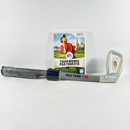 Tiger Woods PGA Tour 08 Nerf Golf Club Attachment With pga Tour 10 Game ...