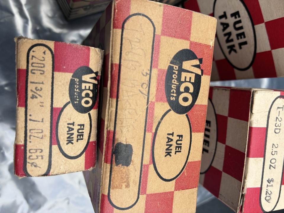 707. Veco Metal Control Line Stunt Tanks For C/l Model airplane Kit ...