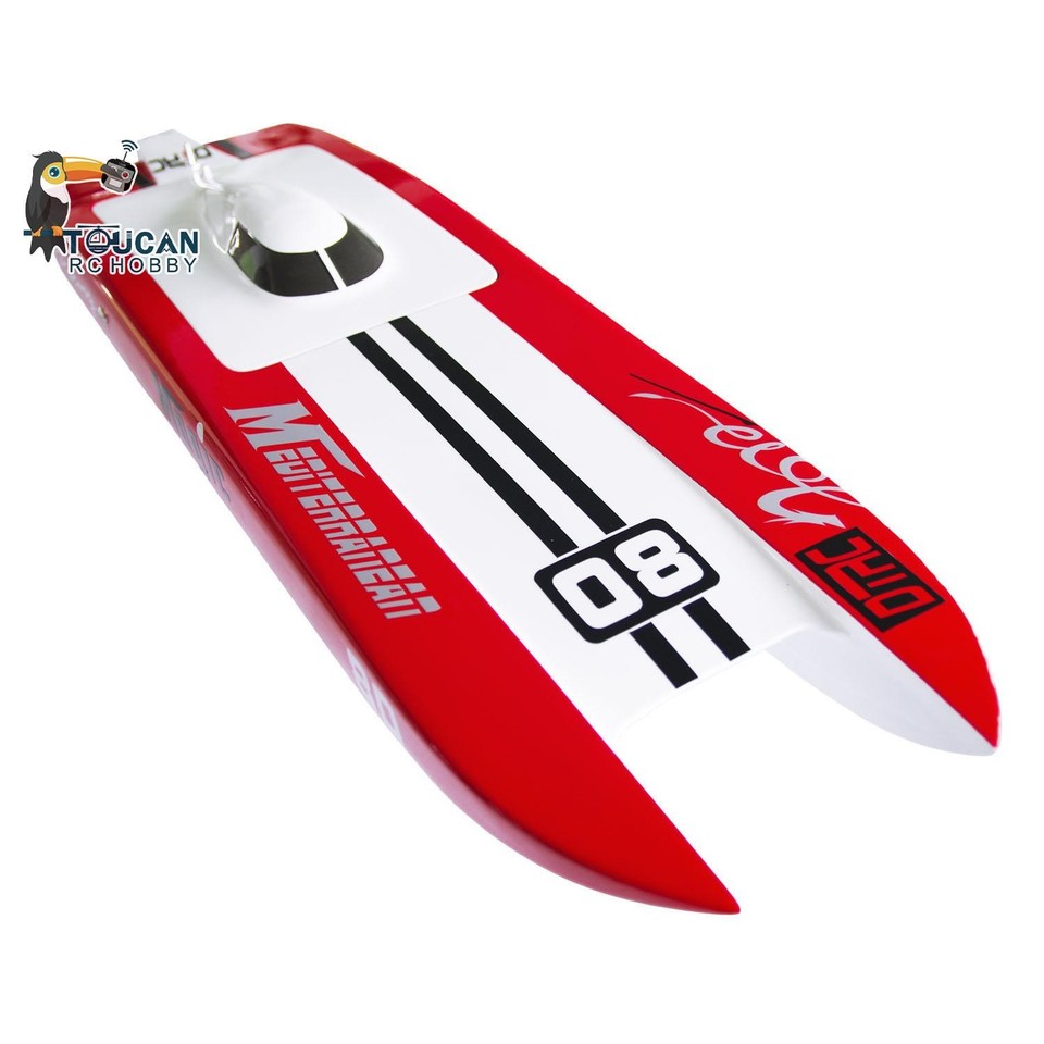 E32 Prepainted Red Electric Racing KIT RC Boat Hull Only for Advanced ...