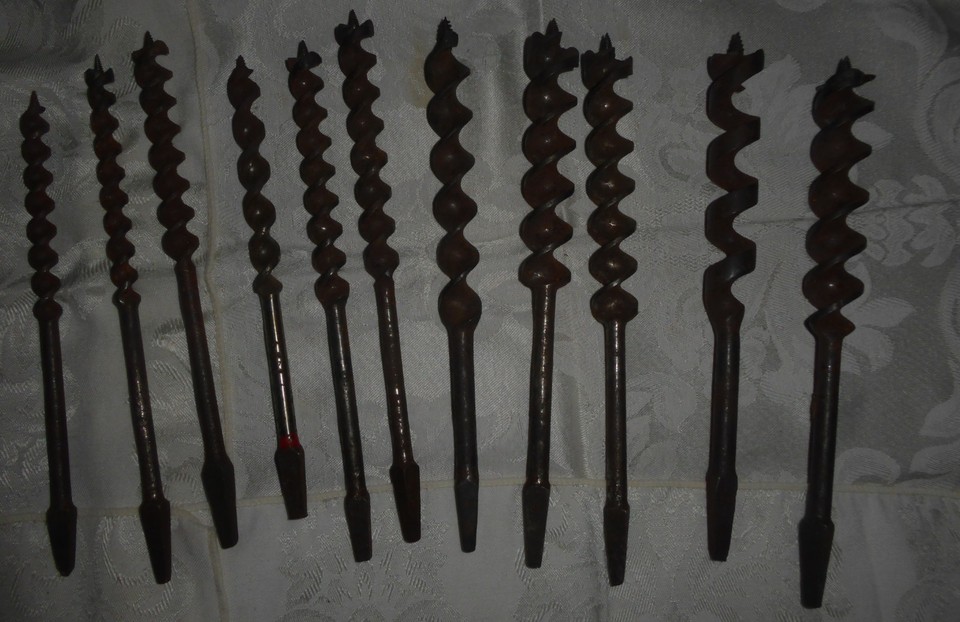 Vintage Brace Bit Set with 13 bits | eBay