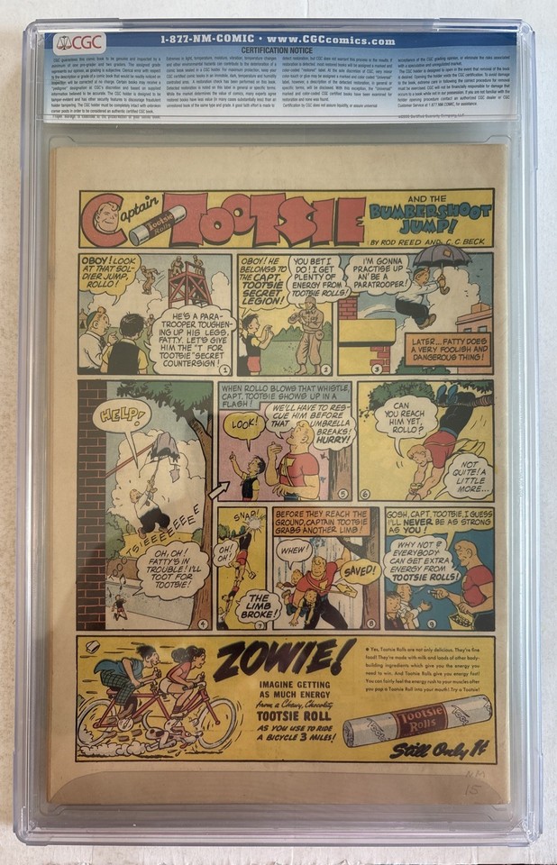 Daredevil Comics #31 CGC 7.5 VF- Lev Gleason Hanging Cover 1945 Death ...