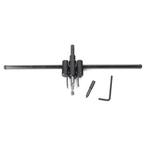 Adjustable Alloy Wood Plastic Circle Cutter Hole Saw Drill Bit DIY ...
