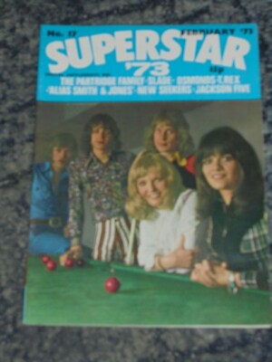 SUPERSTAR MAGAZINE No 17 -RARE 1973 -JACKSON 5 ,SLADE,T-REX, | eBay UK