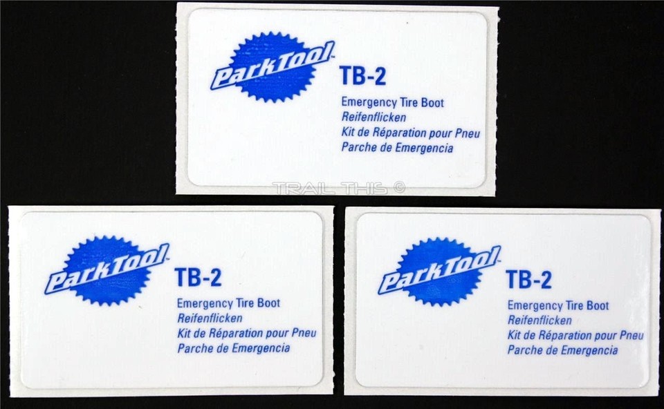 Park Tool TB-2 Emergency Road / MTB Bicycle Tire Repair Boot Kit - 3 ...