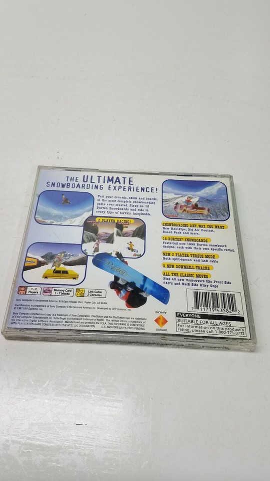 COOL BOARDERS 2 PLAYSTATION 1 PS1 TESTED WORKING GAME COMPLETE | eBay