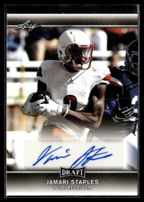 2017 LEAF DRAFT AUTO JAMARI STAPLES | eBay