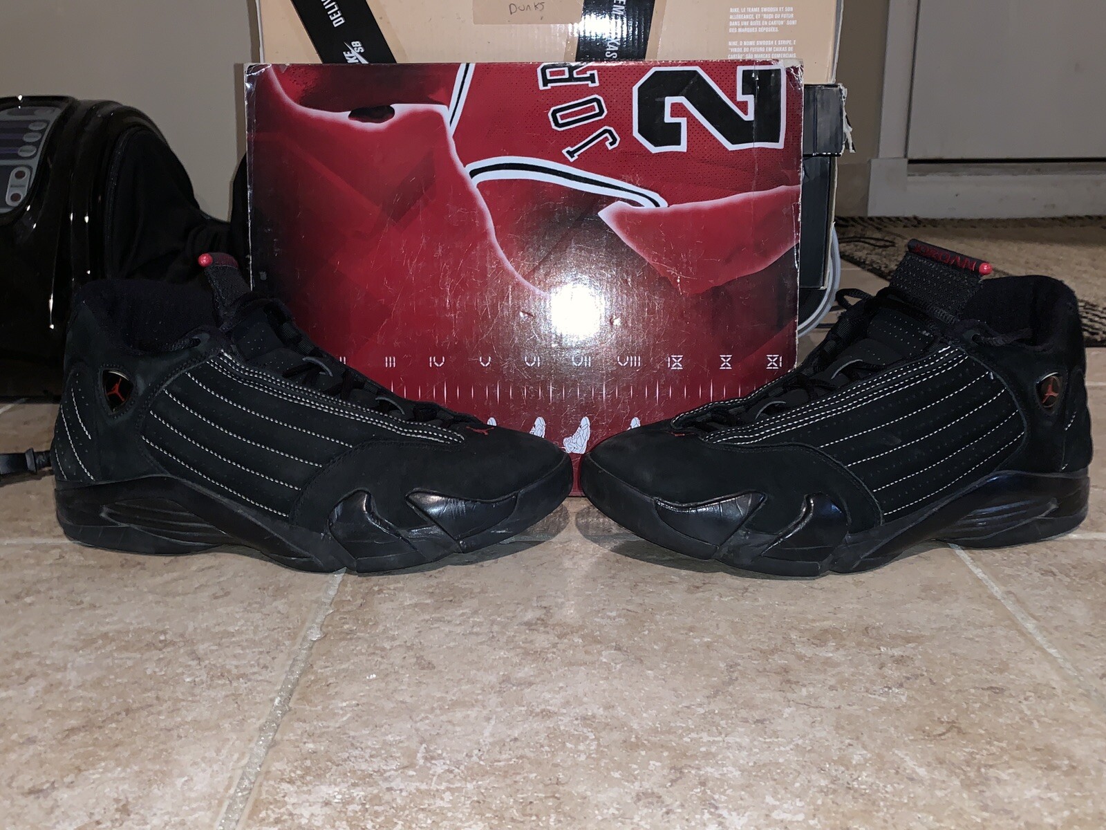jordan 14 XIV collezione from Countdown pack black on… - Gem